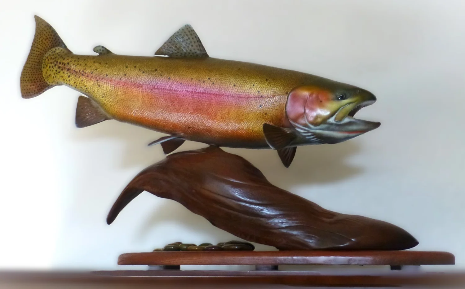 Realistic rainbow, brown, cutthroat, trout fish replicas fish mounts by ...