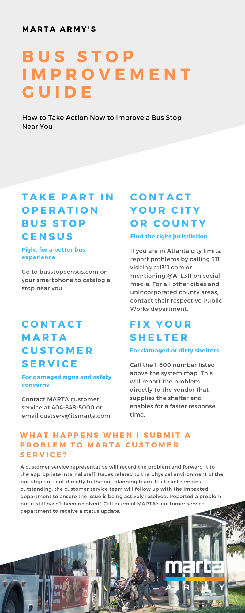 Bus Stop Improvement Guide — The MARTA Army