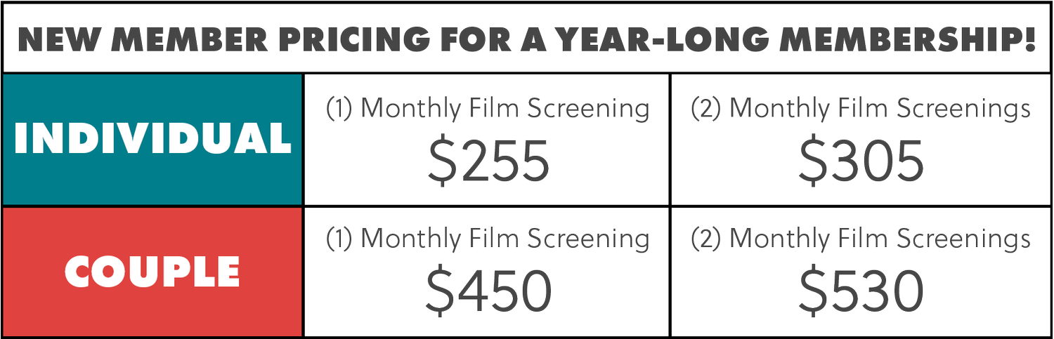 Memberships & Pricing — Phoenix Film Society