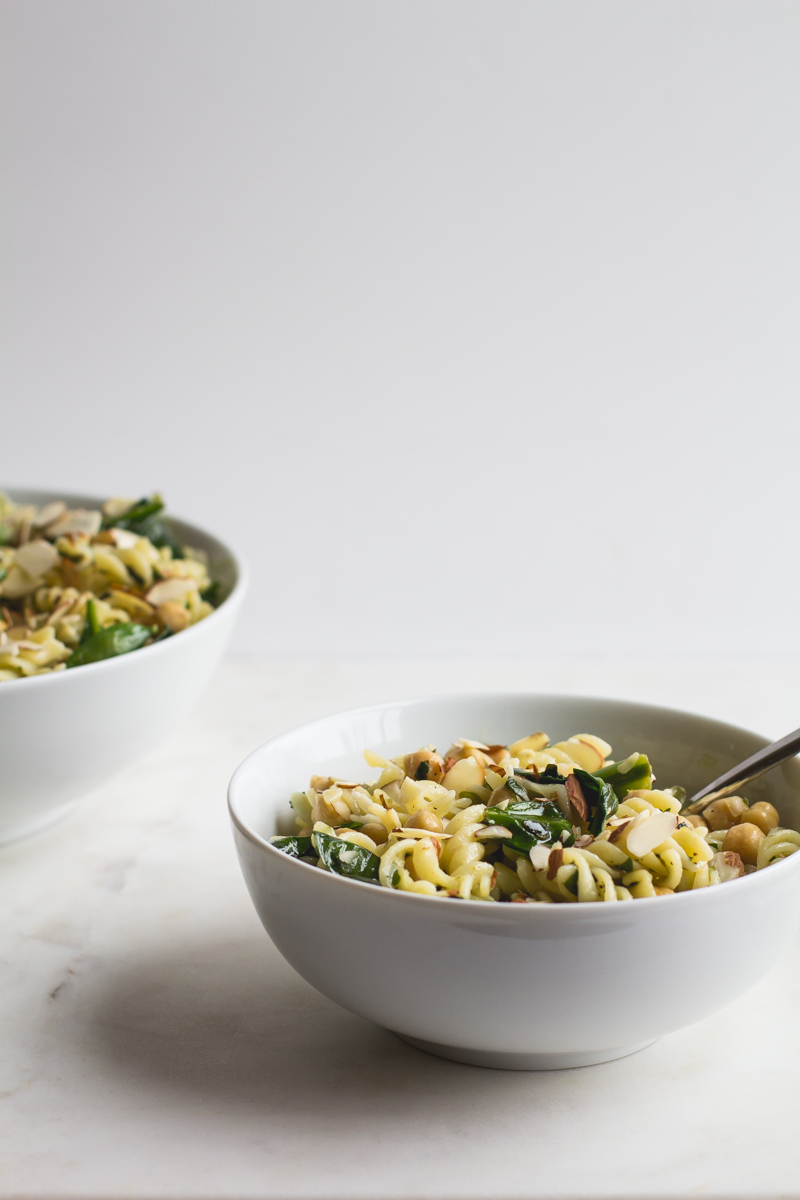 Warm Pasta Salad with Lemon + Herbs — Sarah J. Hauser | nourish your soul