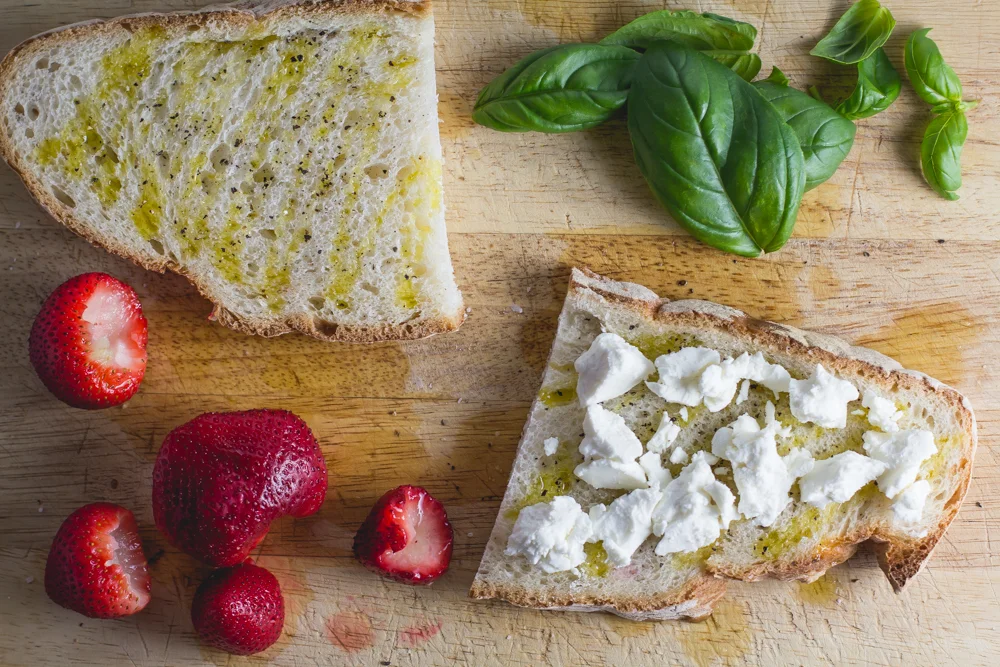 Strawberry, Basil + Goat Cheese Panini — Sarah J. Hauser | nourish your ...