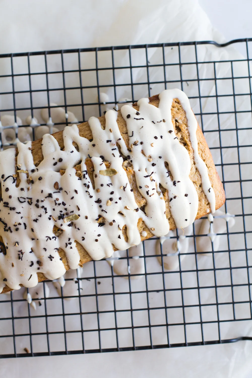 Spiced Tea Bread with Cream Cheese Glaze — Sarah J. Hauser | nourish ...