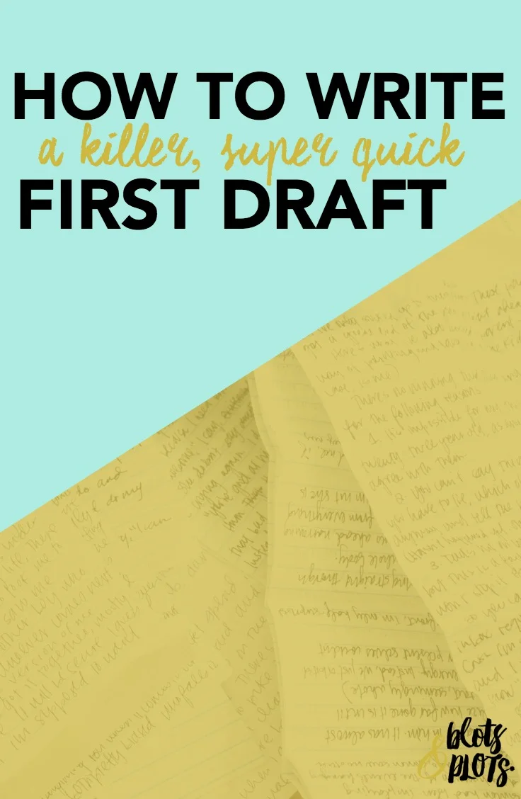 How to Write a First Draft — Jenny Bravo