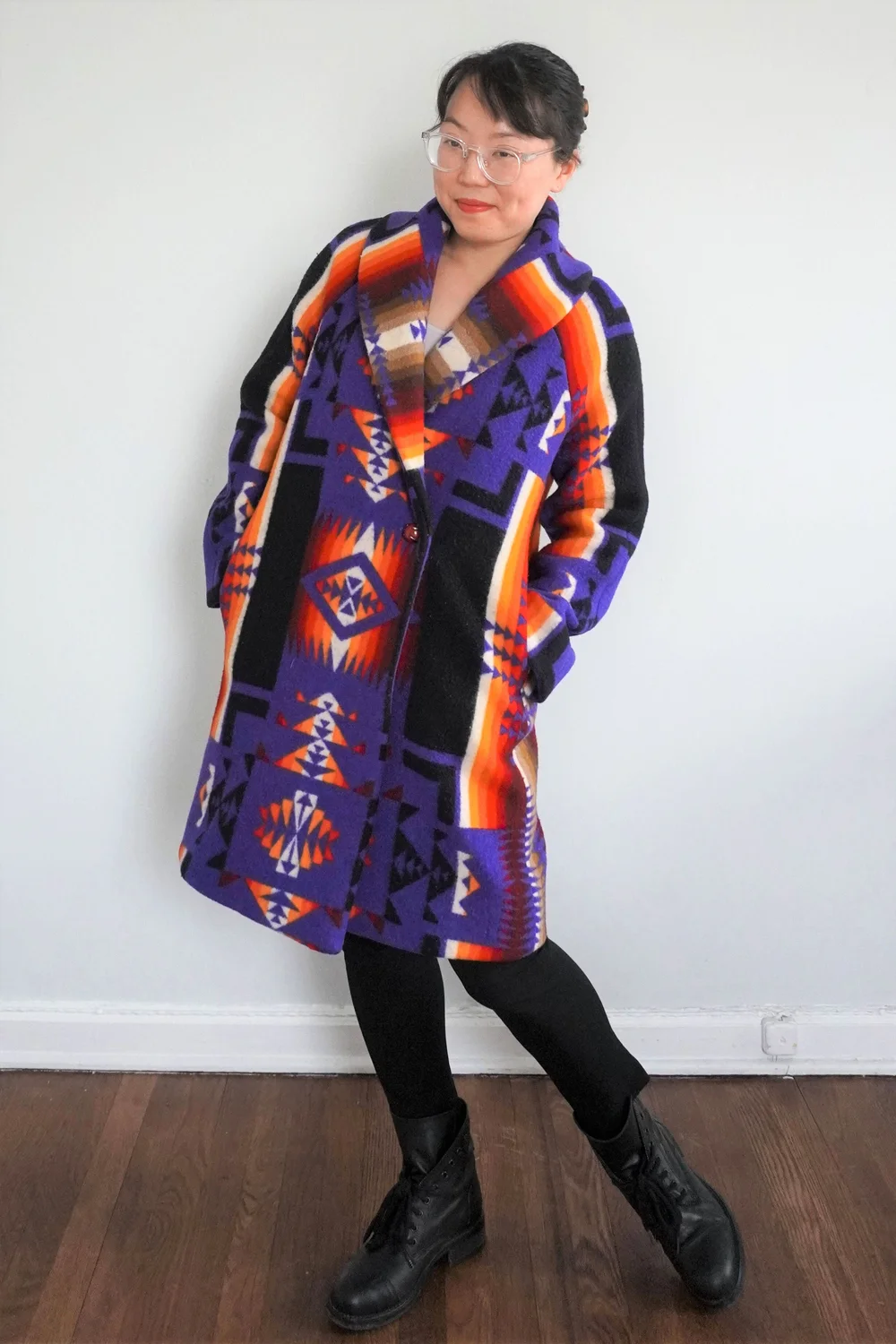 How to Refashion a Wool Blanket into a Winter Coat — Sabrina Lee