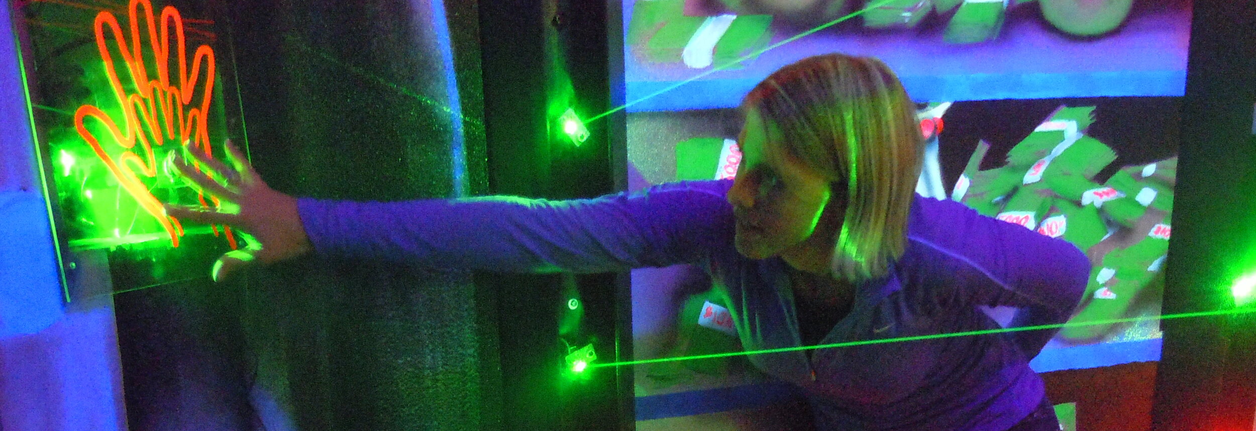 Laser Maze | Laser Beams | Oasis Fun Center