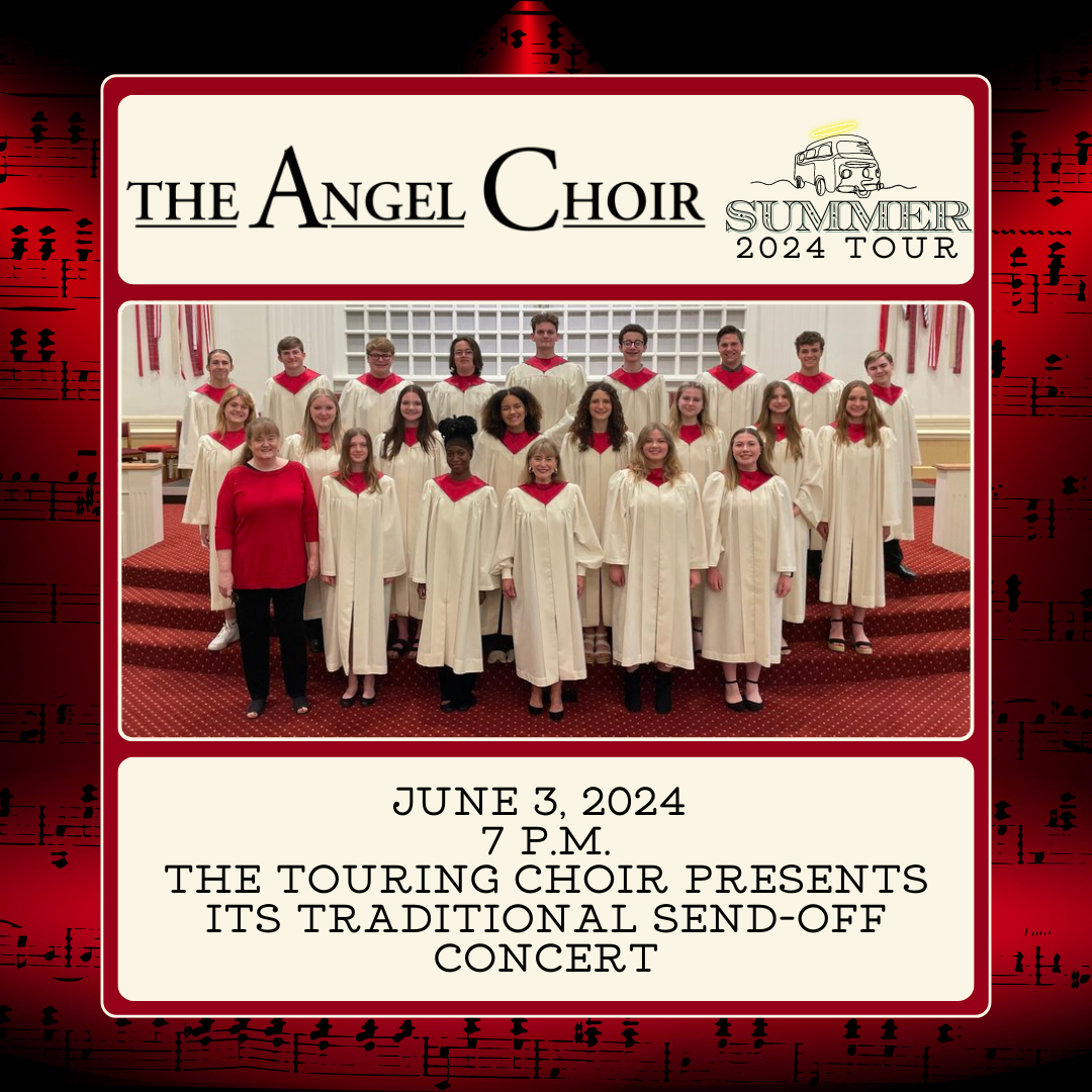 “AngelS Away” Choir Send-Off Concert- 7 p.m. this Monday, June 3 ...