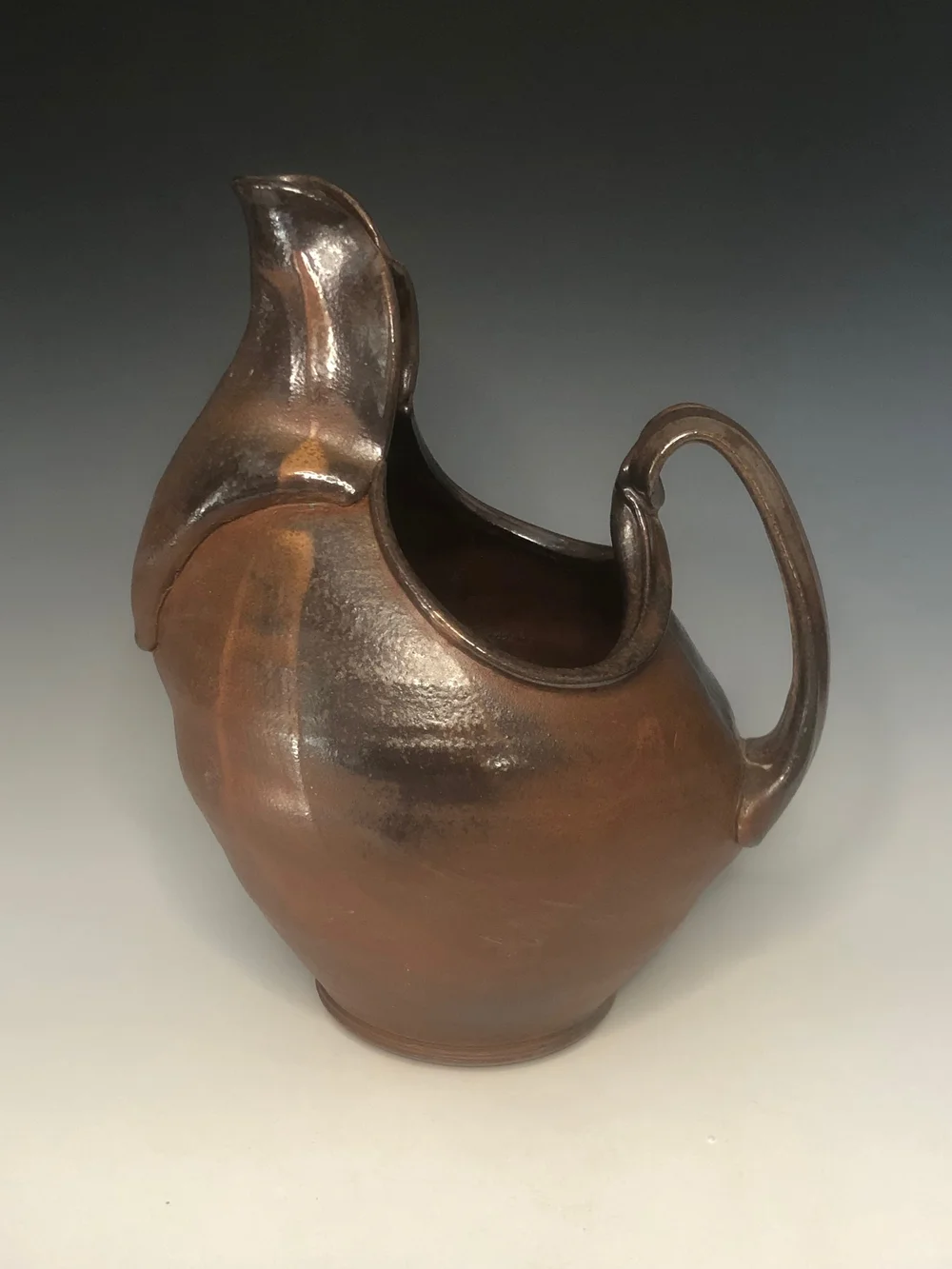 Brown Ceramic Pitcher