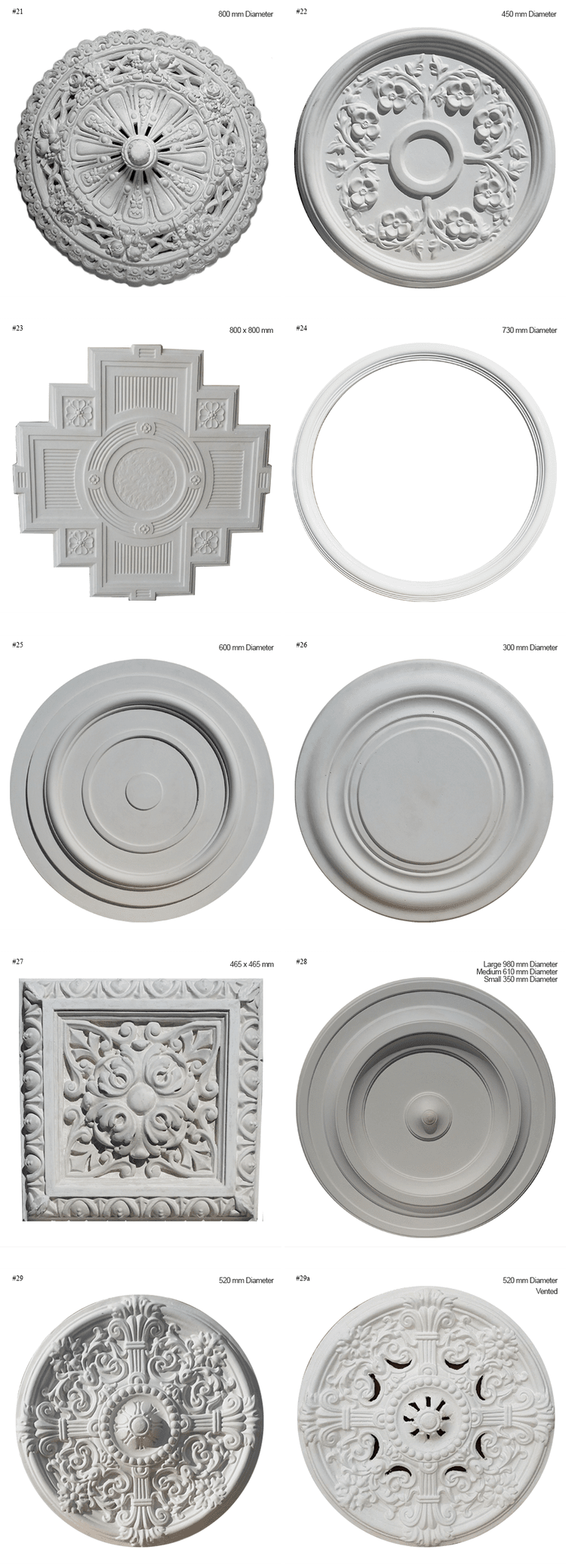 Ceiling Centres — PLASTERCRAFT 2000 LTD