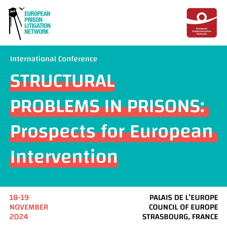 Conference - Structural Problems in Prisons: Prospects for European ...
