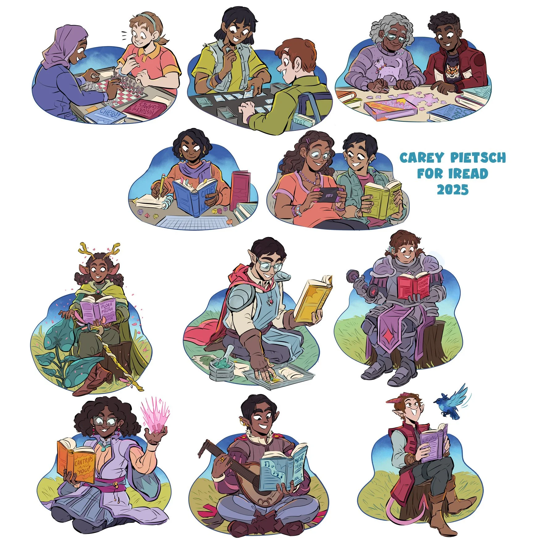 Color spot illustrations — Carey Pietsch