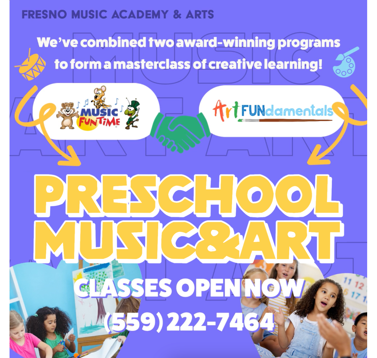 Preschool Music & Art — Fresno Music Academy & Arts