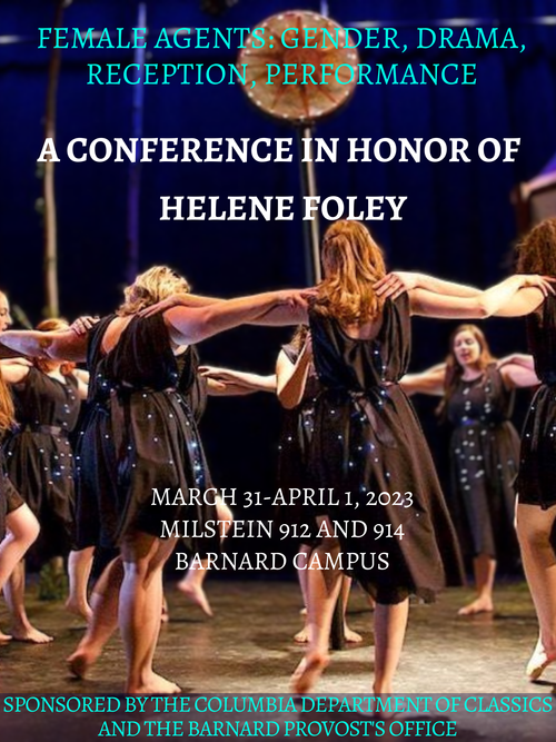 Female Agents: Gender, Drama, Reception, Performance - A Conference in ...
