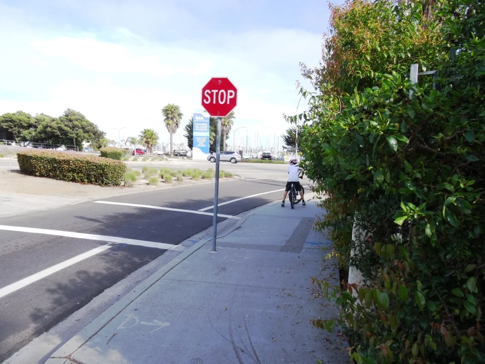 Bike Path in Oxnard at Oxnard Beach Park to Channel Islands Harbor ...