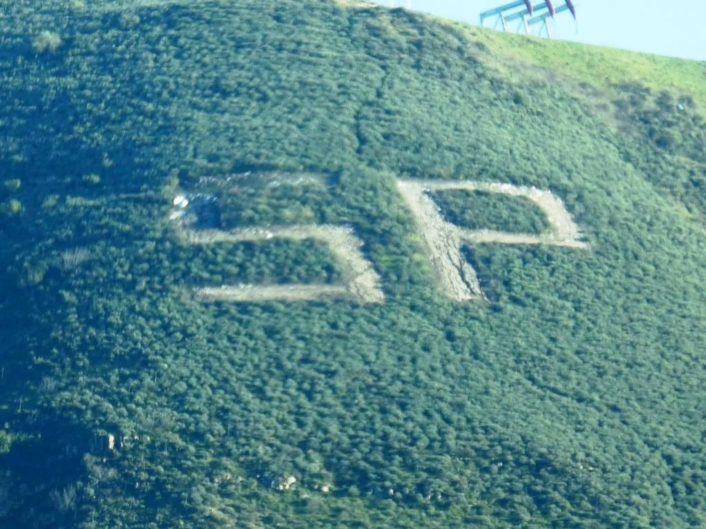 Hillside Letters "SP" on South Mountain in Santa Paula — Conejo Valley ...