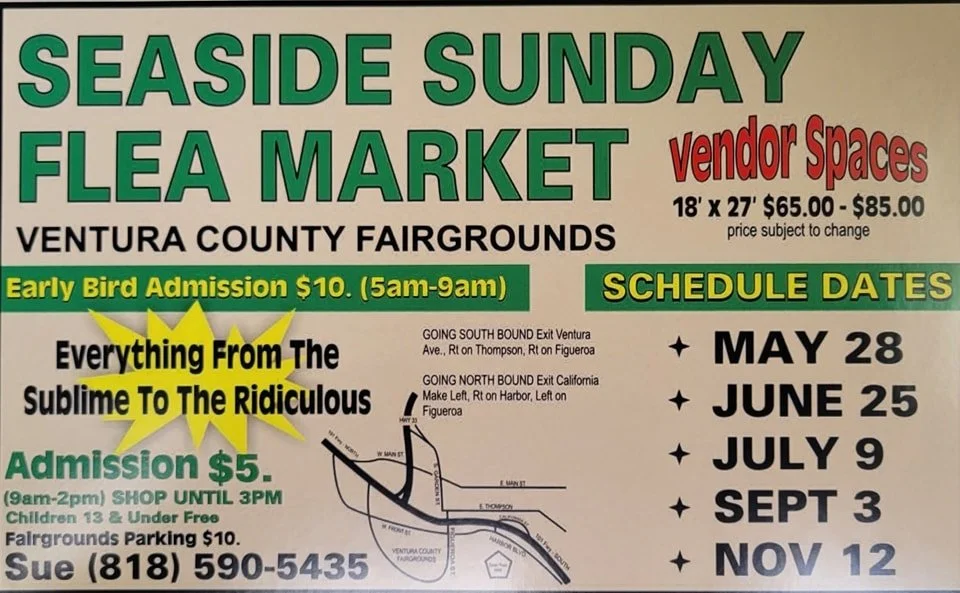 Seaside Sunday Flea Market at the Ventura County Fairgrounds — Conejo ...