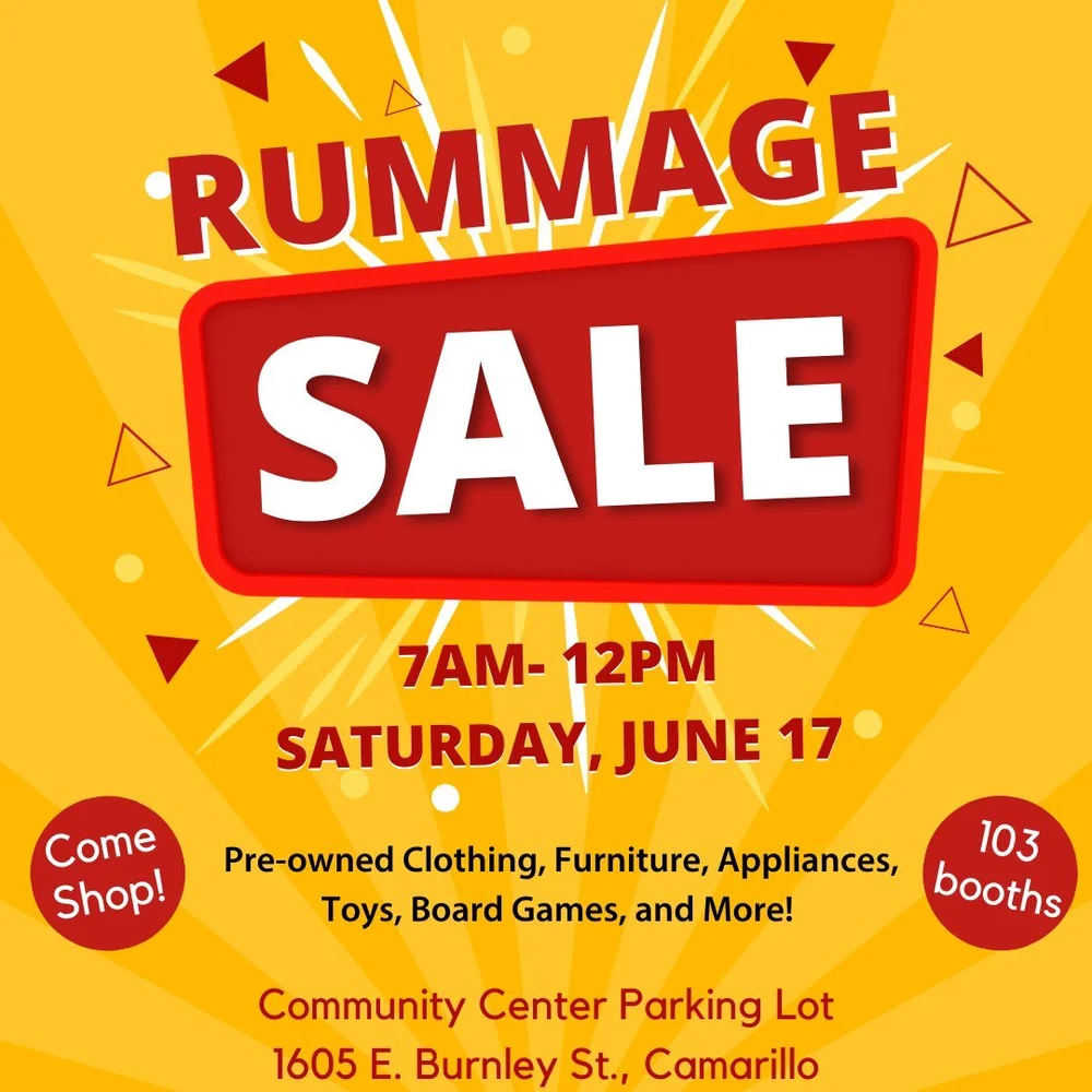 Rummage Sale at Camarillo Community Center Parking Lot on Saturday ...