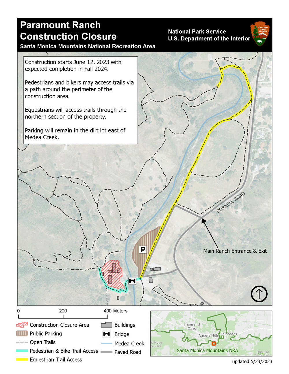Construction to Rebuild Facilities at Paramount Ranch and Rocky Oaks to ...