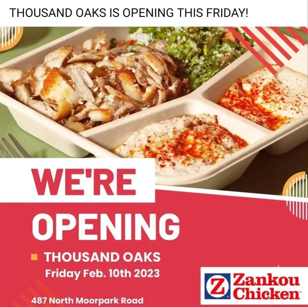 Zankou Chicken Thousand Oaks Grand Opening Slated for Friday, February ...