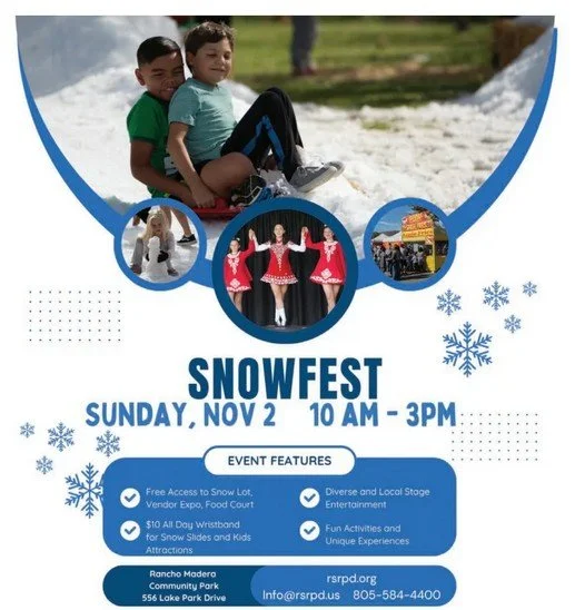 2025 Simi Valley SnowFest Event on Sunday, November 2nd — Conejo Valley ...
