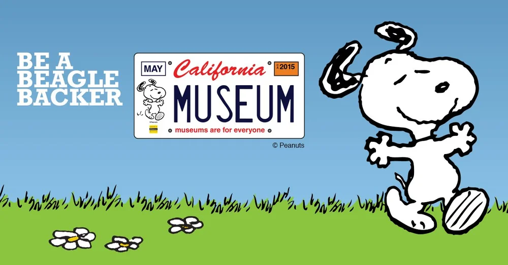 Purchase a Snoopy License Plate to Support California Museums — Conejo ...