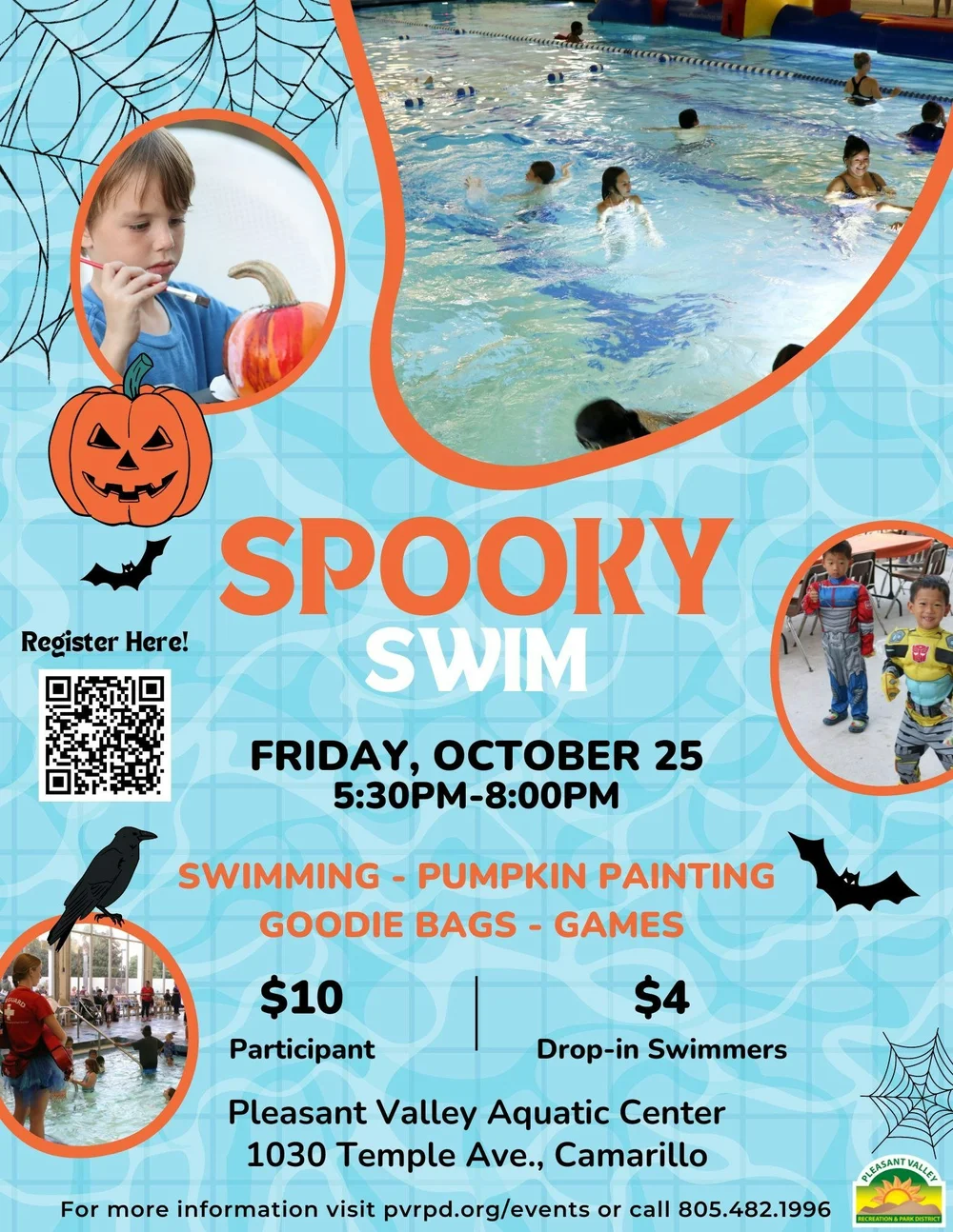 Spooky Swim at Pleasant Valley Aquatic Center in Camarillo on Friday ...