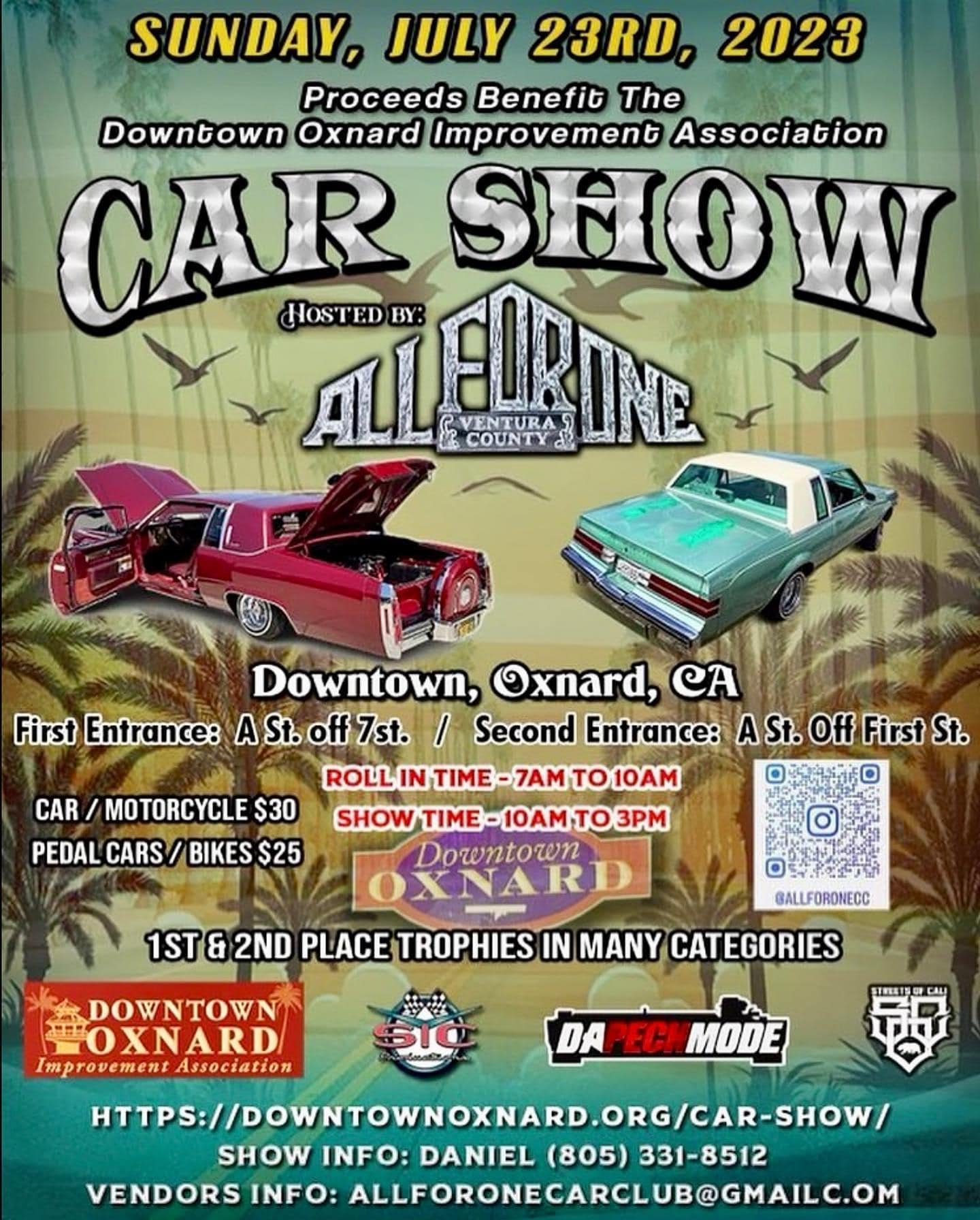Summer Car Show in Downtown Oxnard on Sunday, July 23, 2023 — Conejo ...