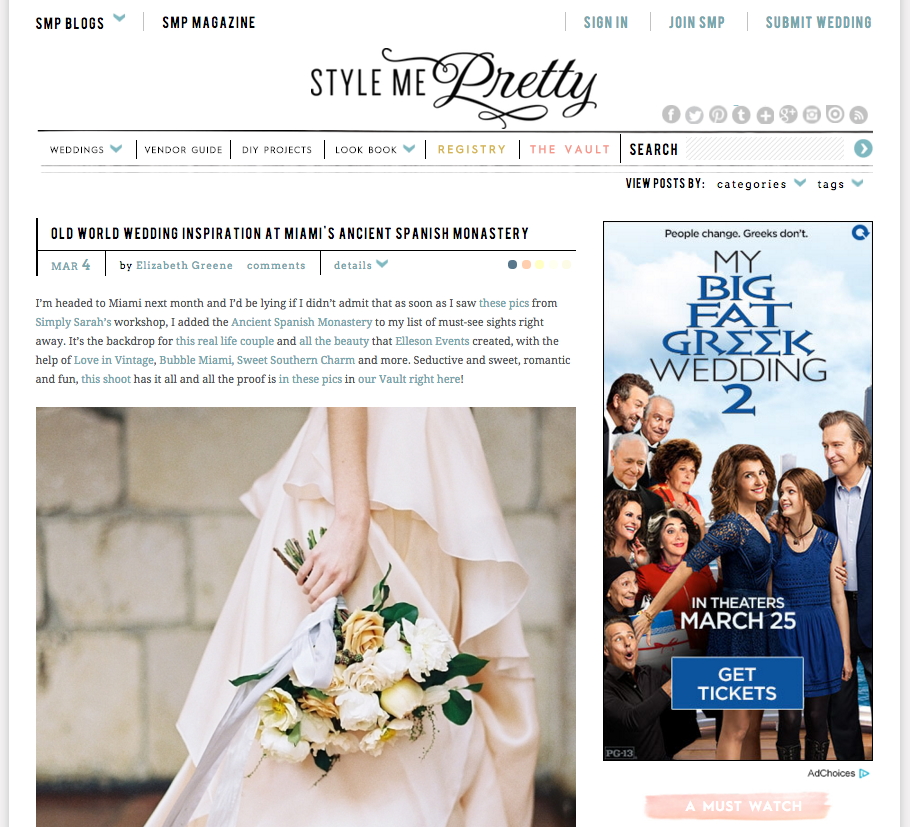 IN THE PRESS: Style Me Pretty - Twigs & Honey and Adele Amelia ...