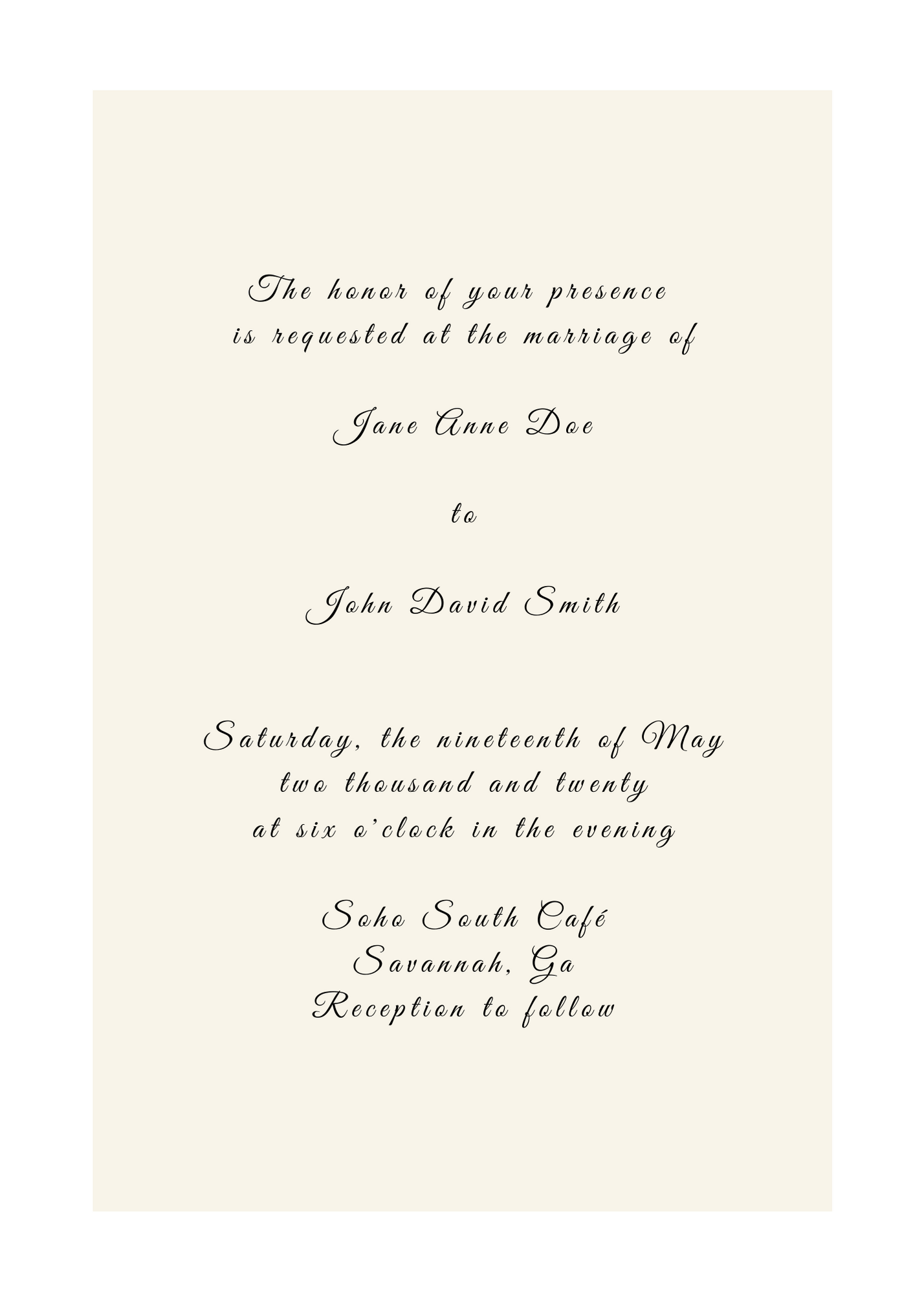 How to Word Your Wedding Invitations — Ivory & Beau