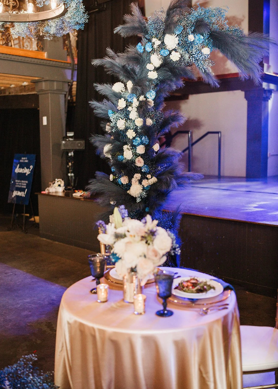 Natalia and Kelvin's Celestial Florals at a Starry Night Themed Wedding ...