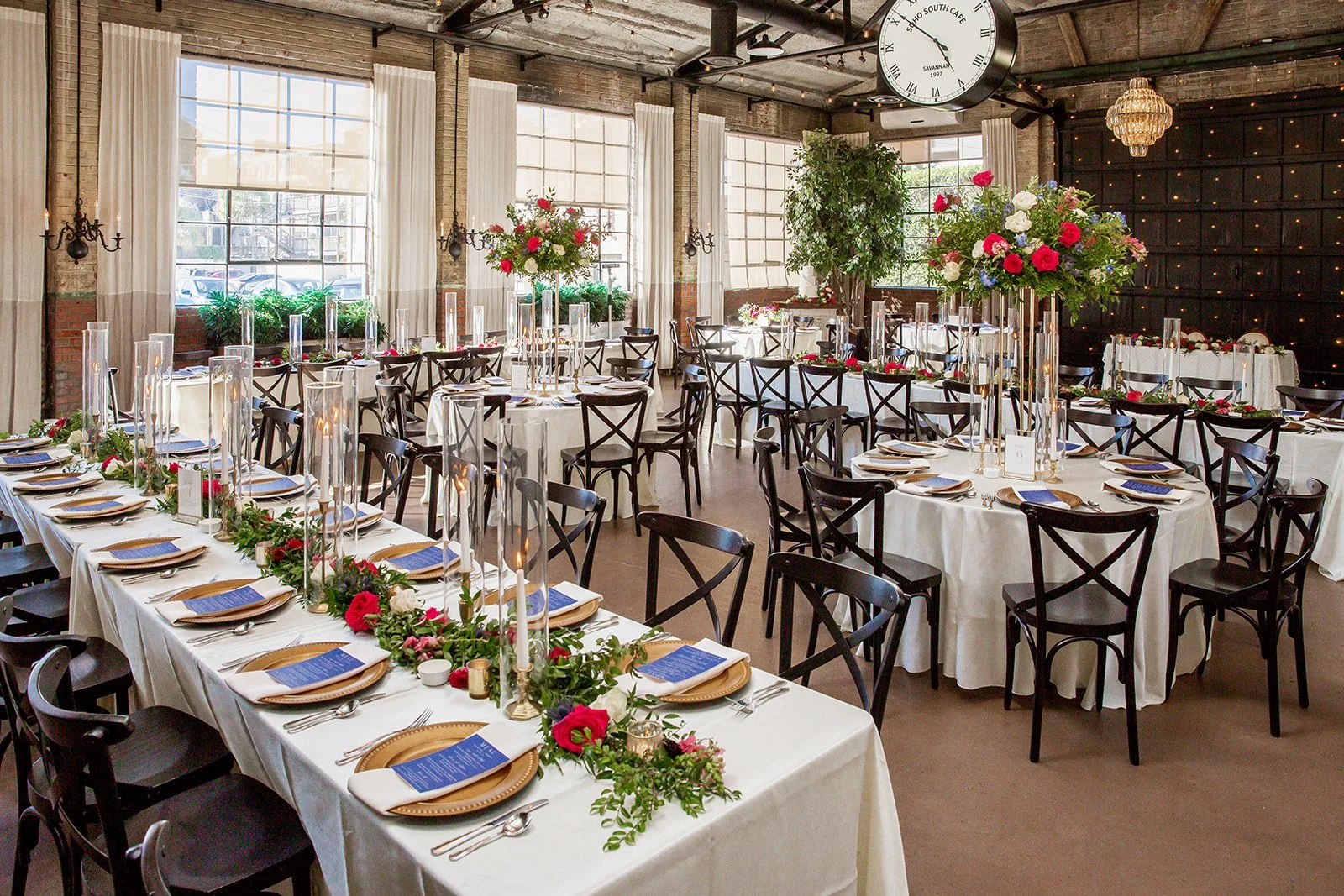 Vibrant Modern Florals for Shametra + Draper's Savannah Wedding at ...