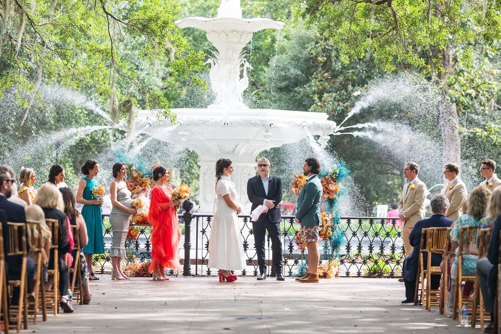 A Vibrant + Colorful Alternative Savannah Wedding — Ivory & Beau