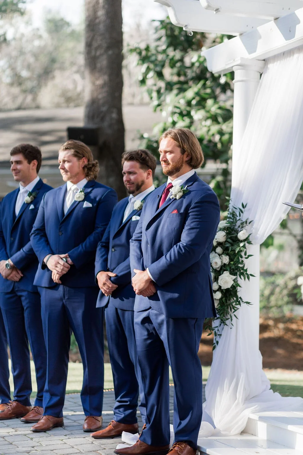 Rachel + Jarrod's Classic, Elegant White Wedding at the Mackey House in ...