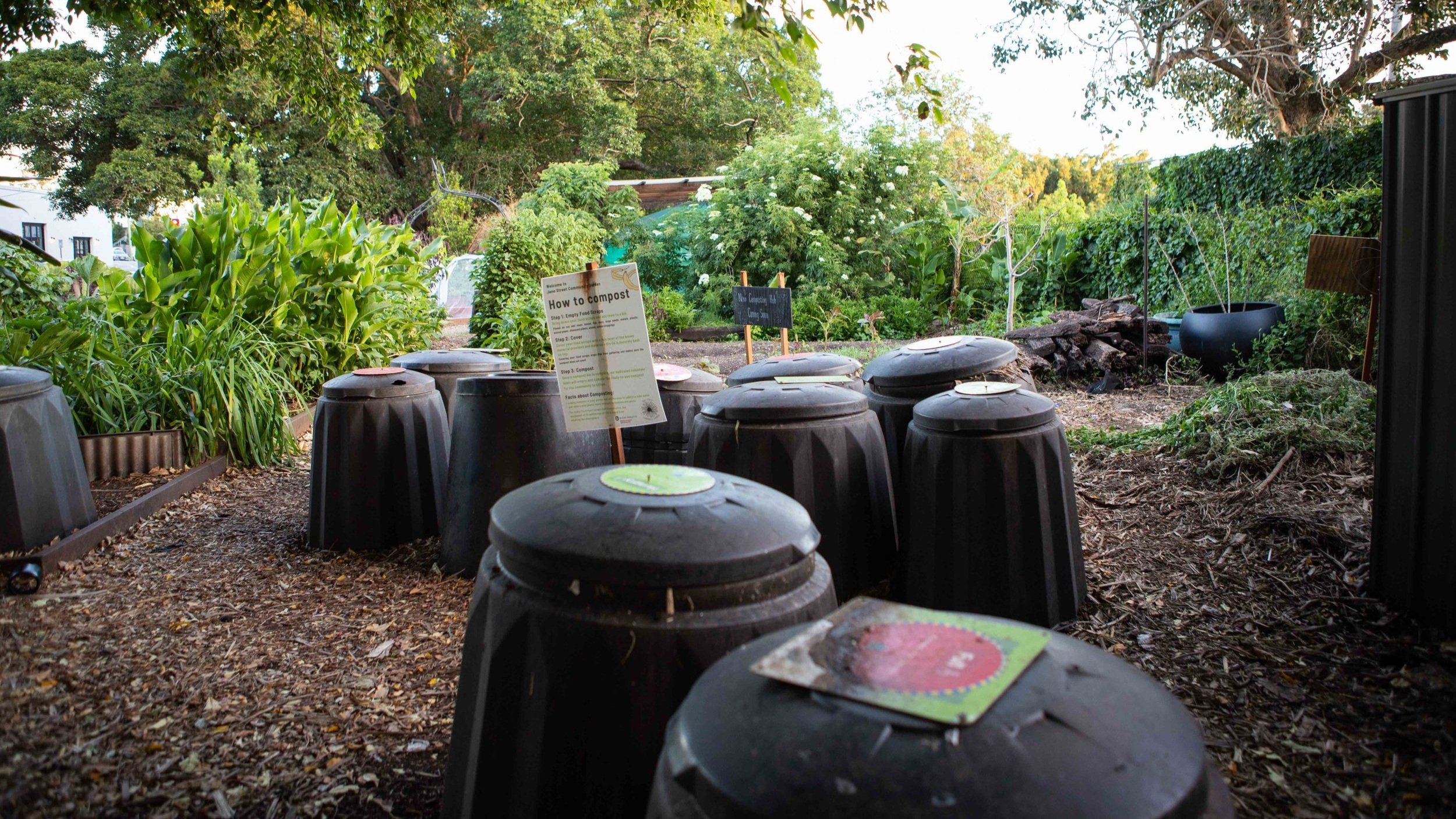 COMPOSTING HUB — Jane Street Community Garden