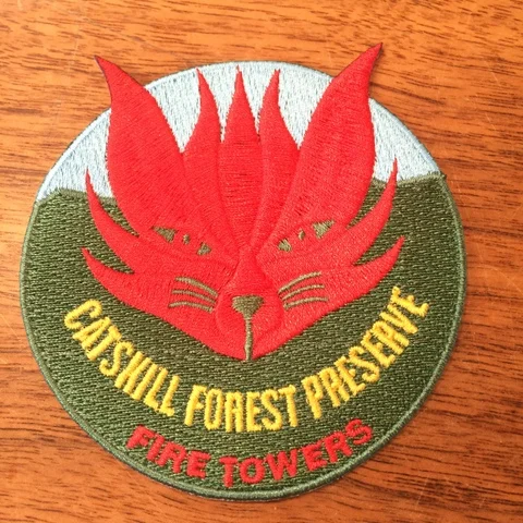 Catskill Fire Tower Patches - Milton Glaser's Fire Cat Patch — Shop