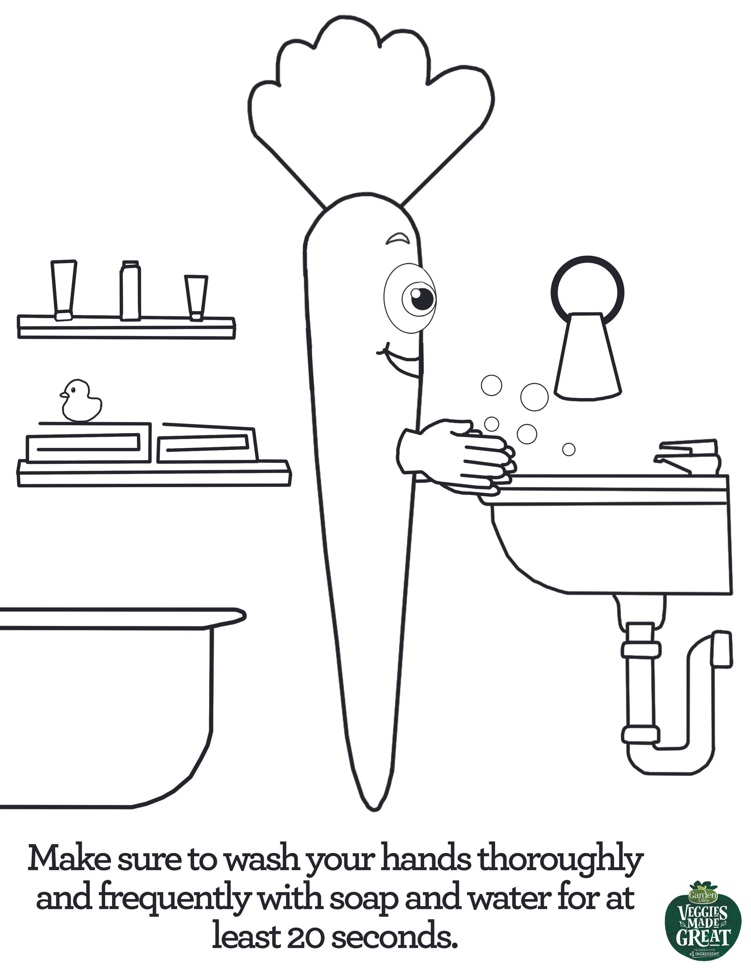Soap Coloring Page