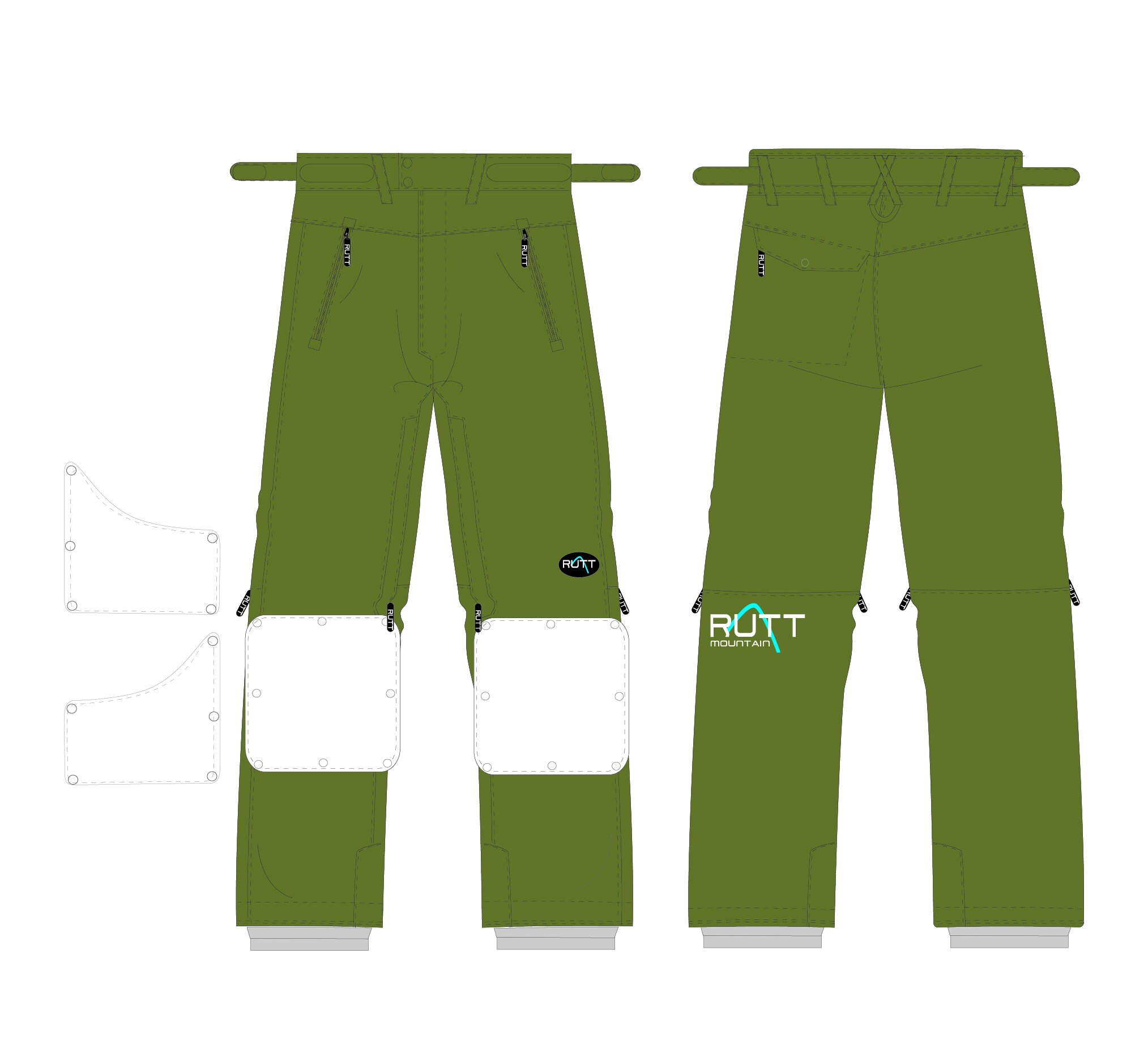 RUTT MOGUL PANTS CLASSIC 7-8 (INSULATED) — RUTT MOGUL PANT — RUTT MOGUL ...