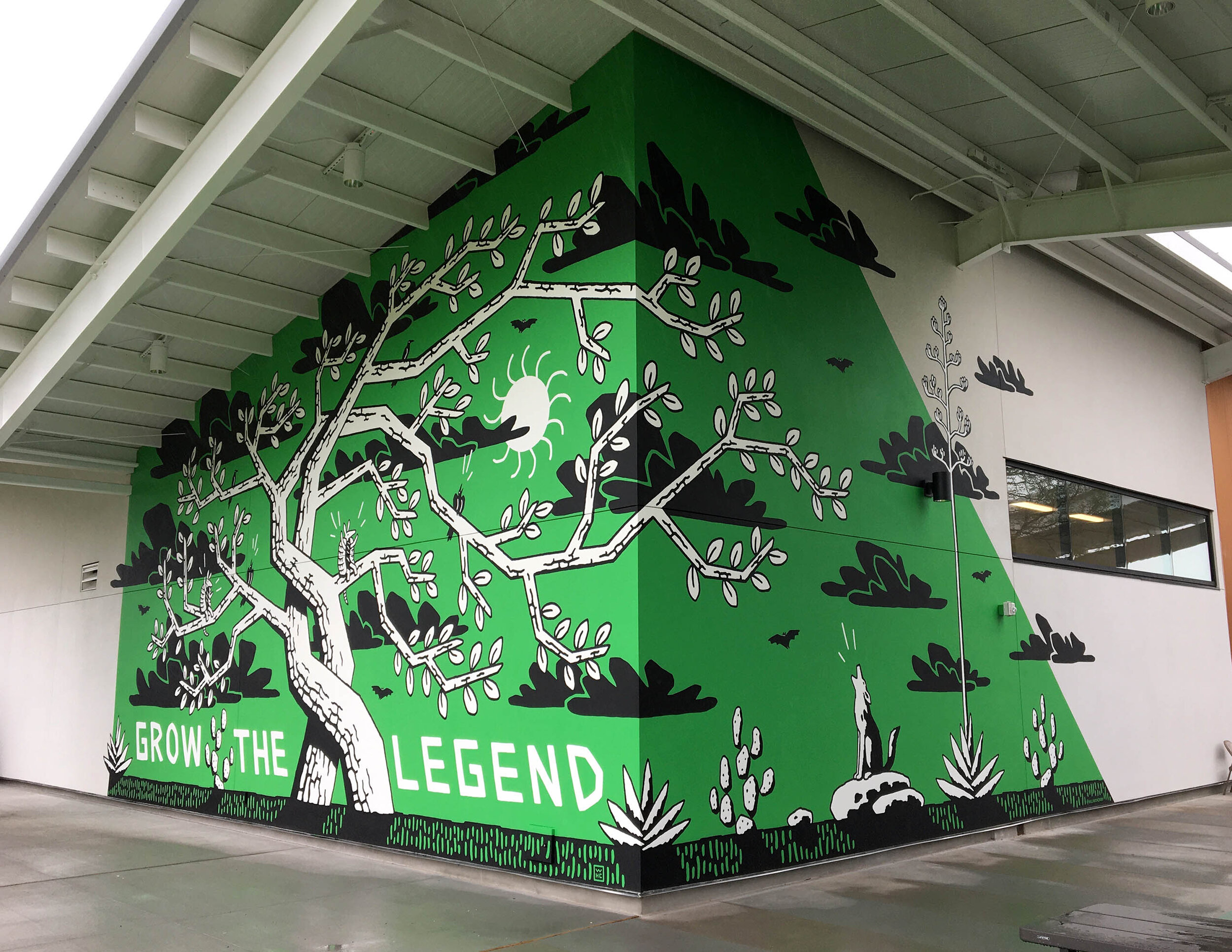 GROW THE LEGEND MURAL — WILL HATCH CROSBY