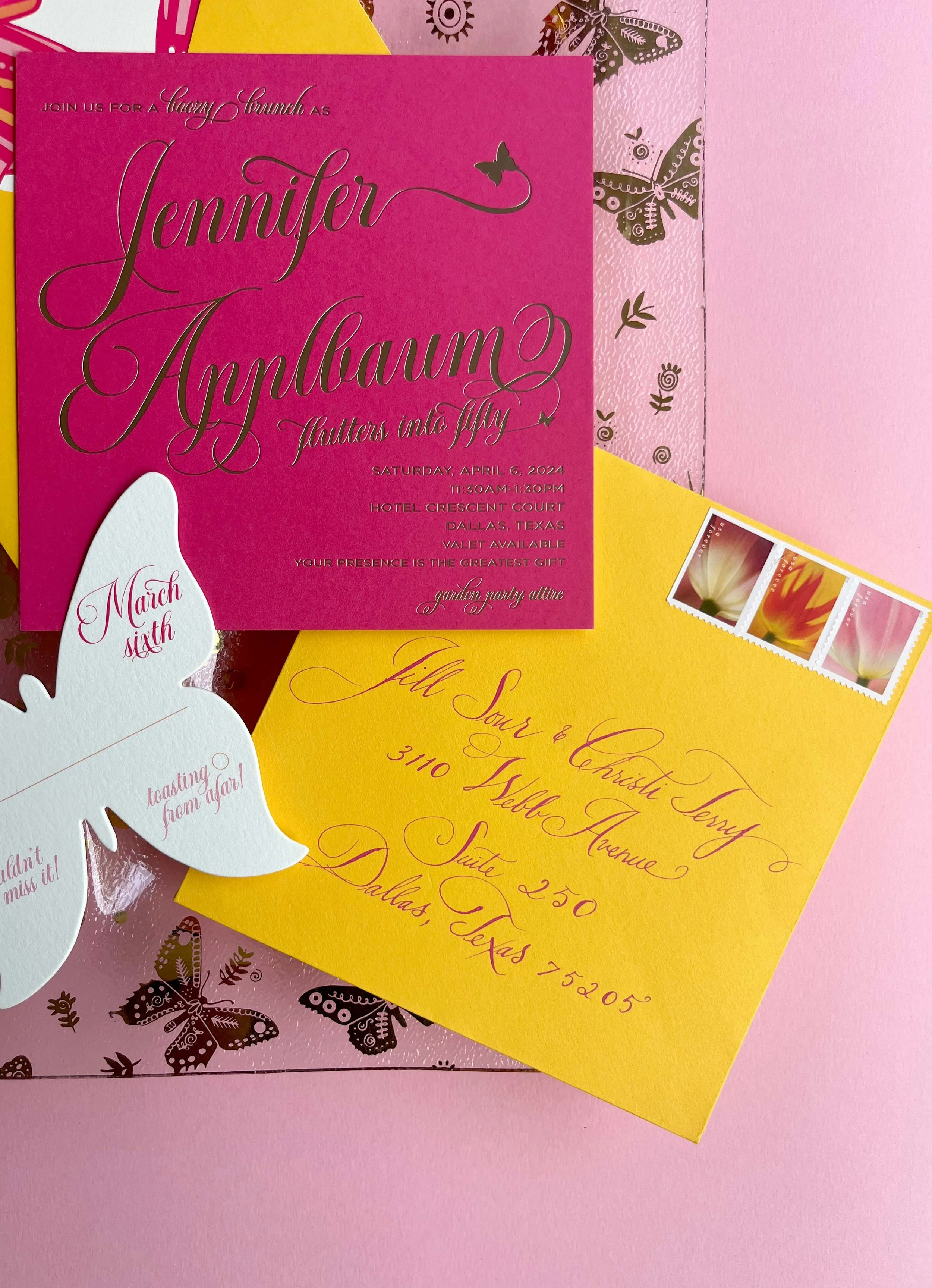 A Butterfly-Themed 50th Birthday Party