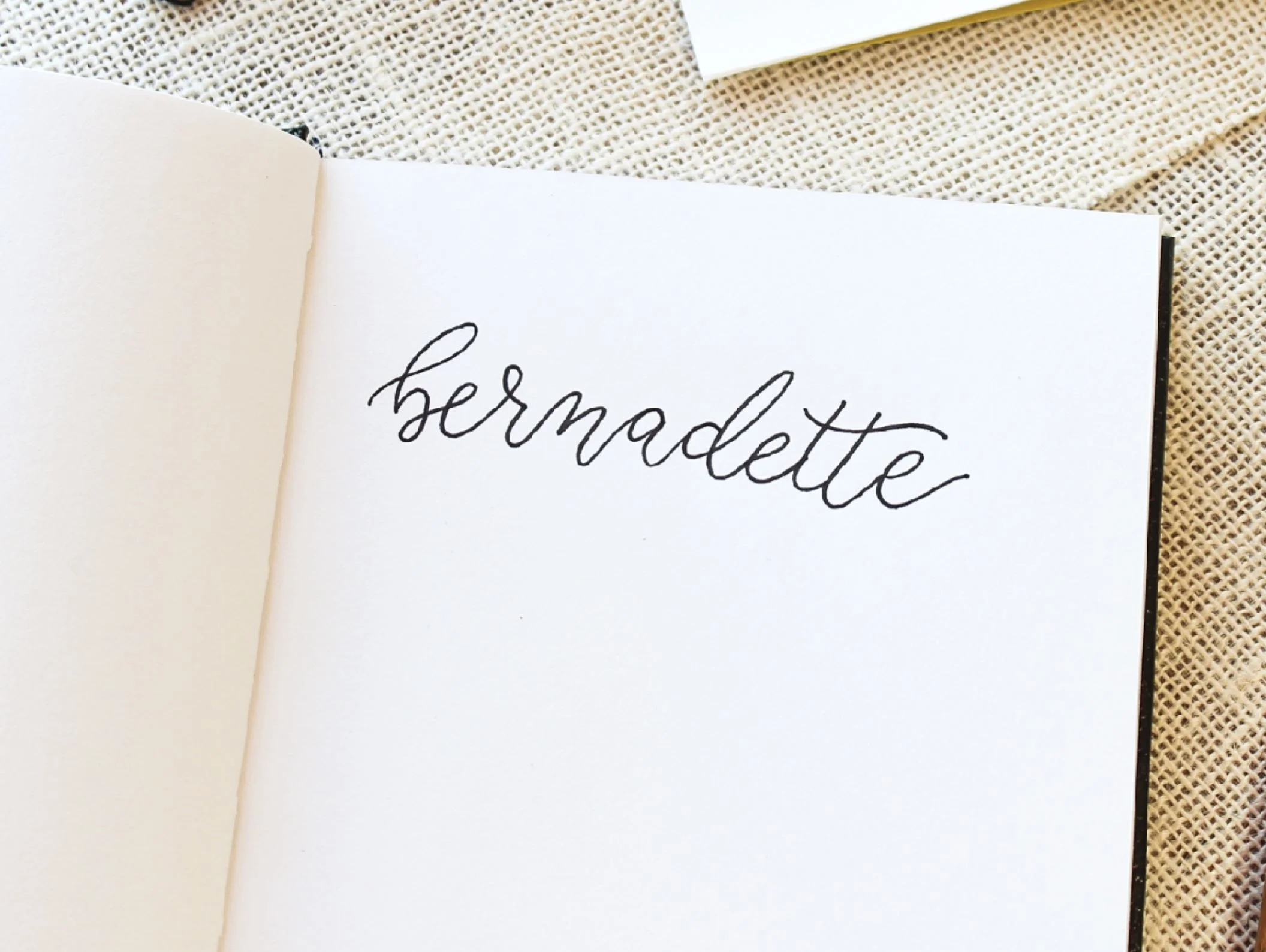 Hey Bernadette Art & Lettering