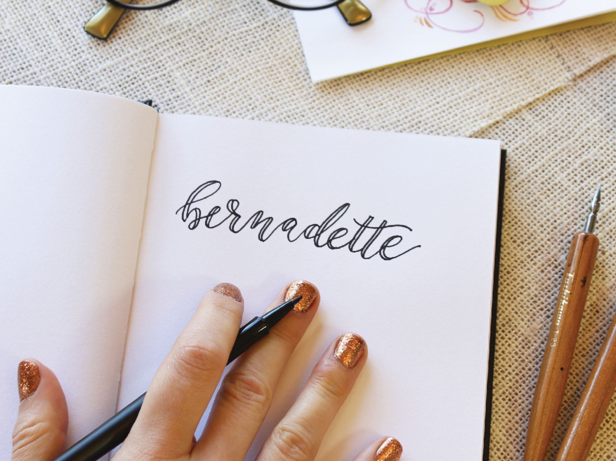 Hey Bernadette Art & Lettering