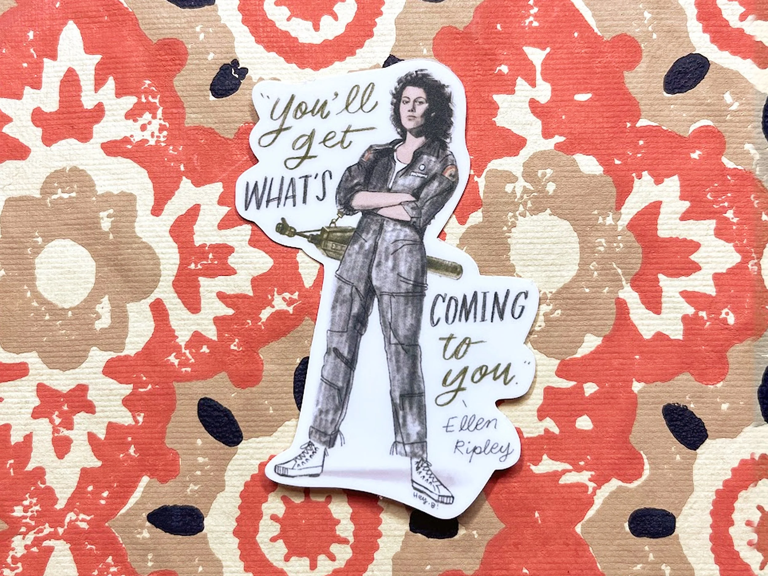 Hey Bernadette Art & Lettering