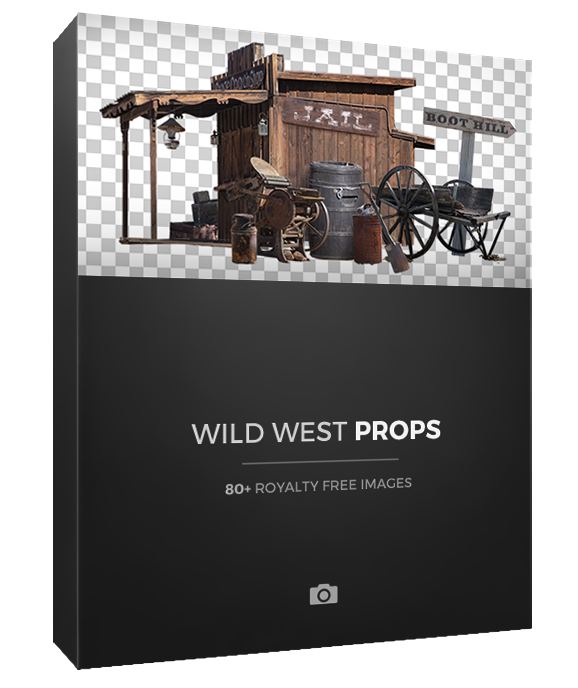 WILD WEST PROPS - PHOTOBASH - High Quality Reference Photos & Masked ...