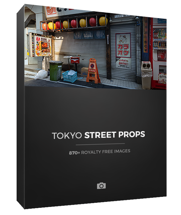 TOKYO STREET PROPS - PHOTOBASH - High Quality Reference Photos & Masked ...