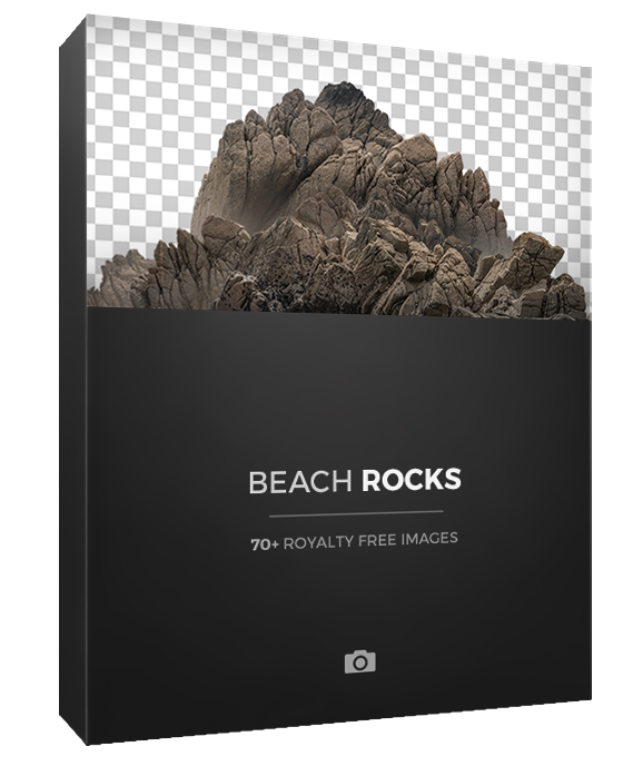BEACH ROCKS - PHOTOBASH - High Quality Reference Photos & Masked PNGs ...