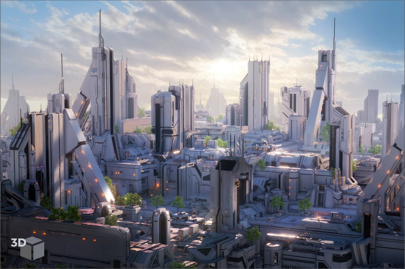 SCIFI CITY - PHOTOBASH - High Quality Reference Photos & Masked PNGs ...