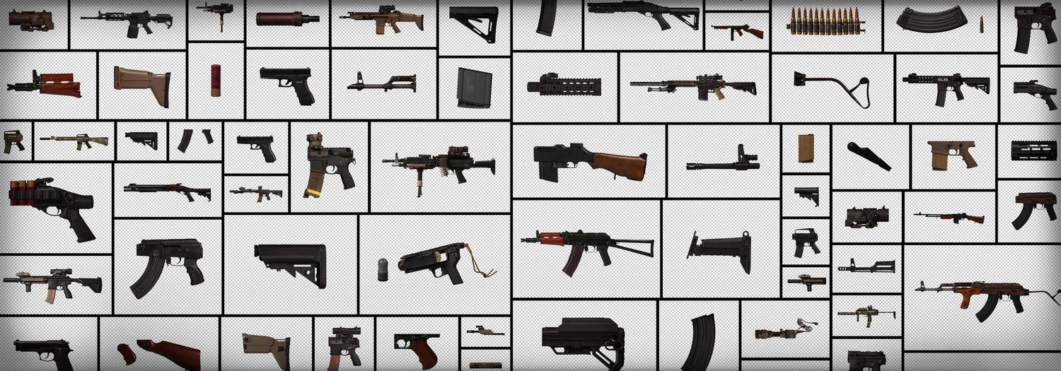 GUNS & RIFLES - PHOTOBASH - High Quality Reference Photos & Masked PNGs ...