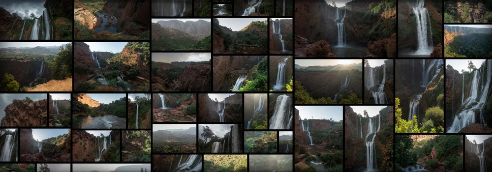 OASIS WATERFALLS - PHOTOBASH - High Quality Reference Photos & Masked ...