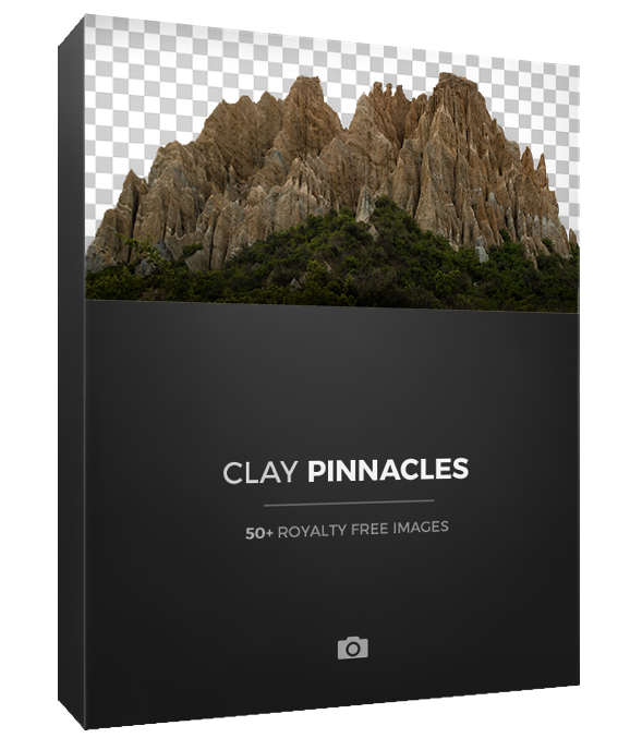 CLAY PINNACLES - PHOTOBASH - High Quality Reference Photos & Masked ...