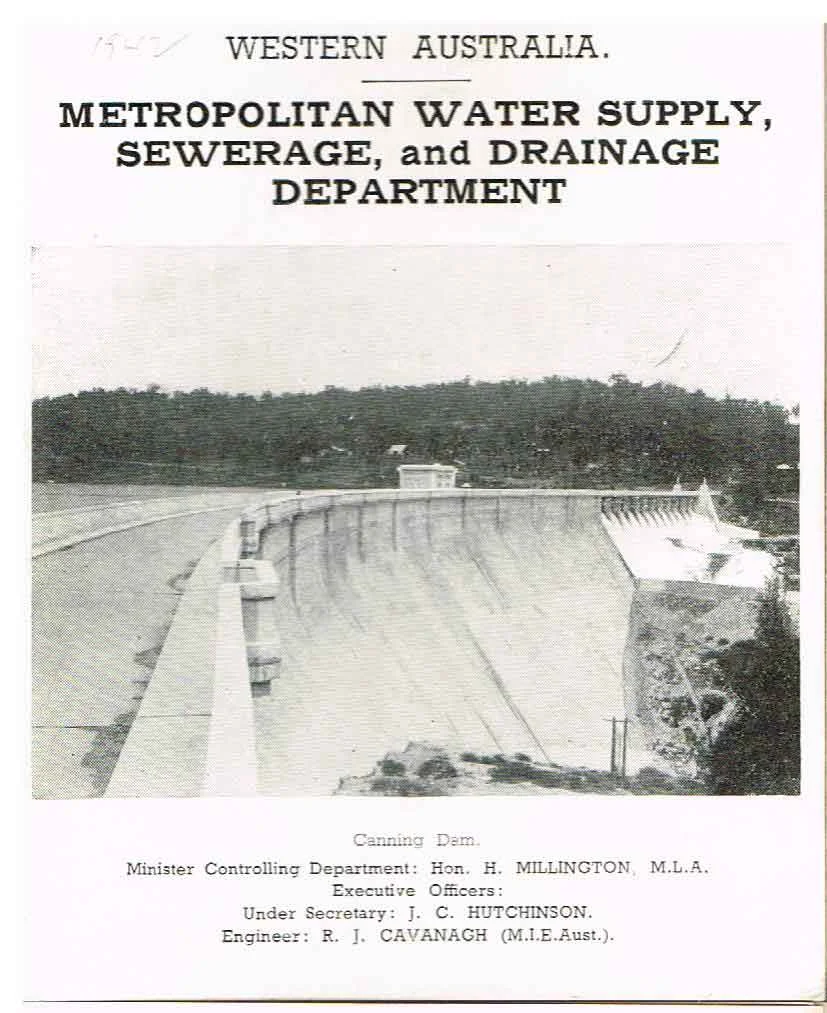 Metropolitan Water Supply, Sewerage and Drainage Department (series ...