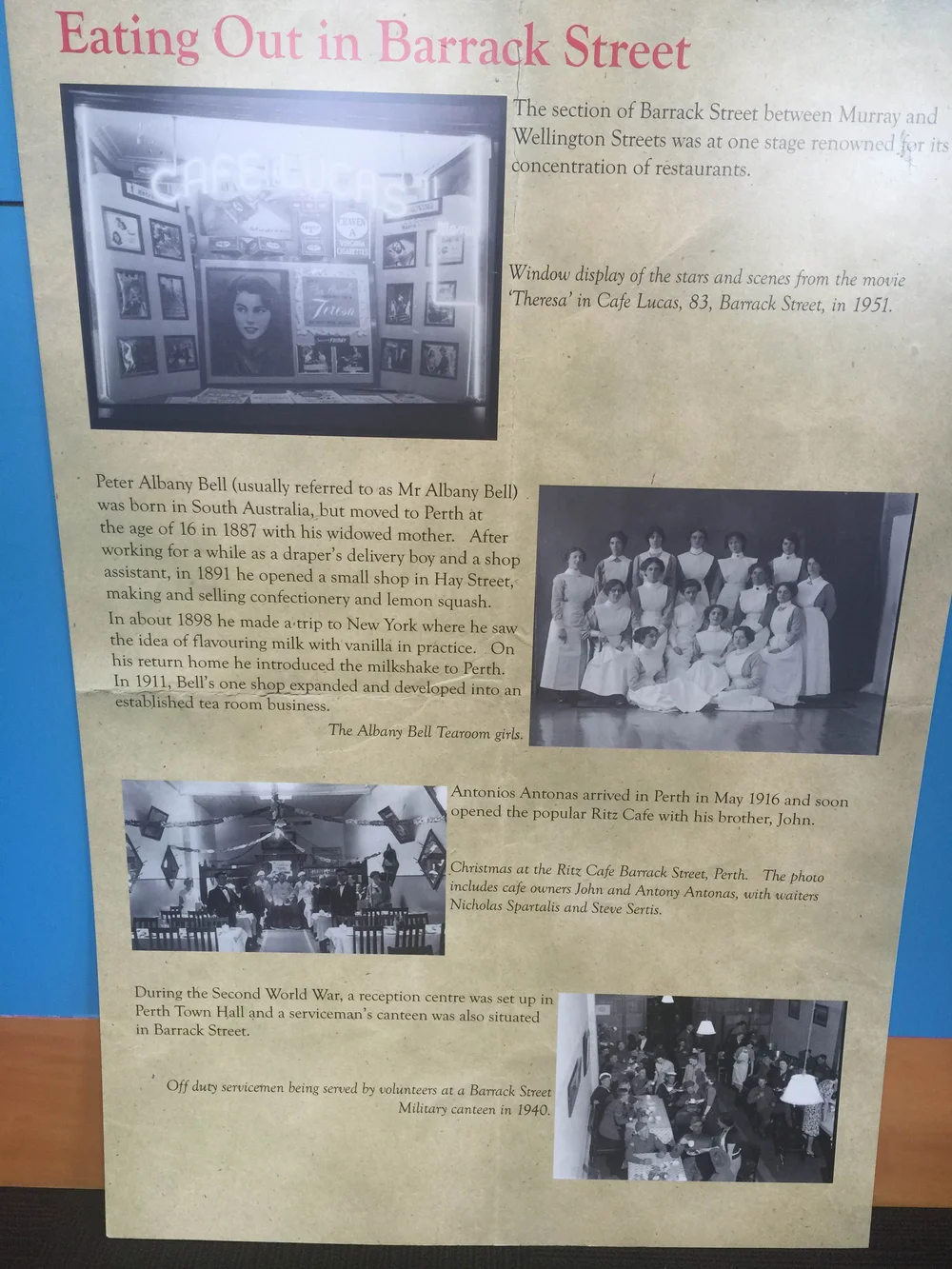 A History of Barrack Street — Museum of Perth